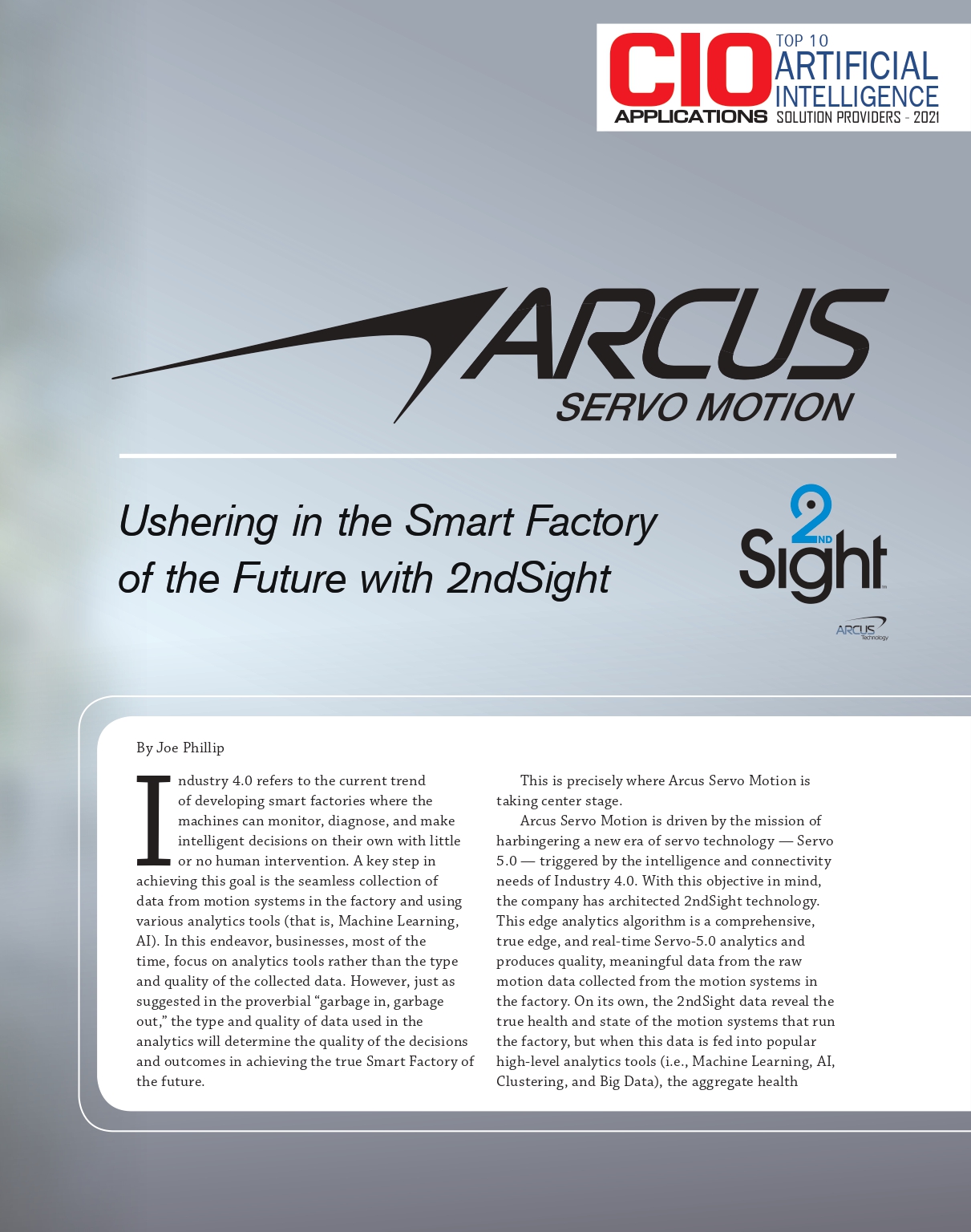 About Arcus Servo Motion | Leading the New Era in Servo Intelligence